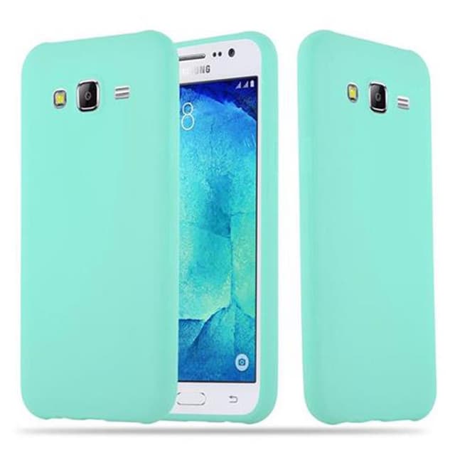 Deksel Samsung Galaxy J5 2015 Silikon cover (blå) - Elkjøp