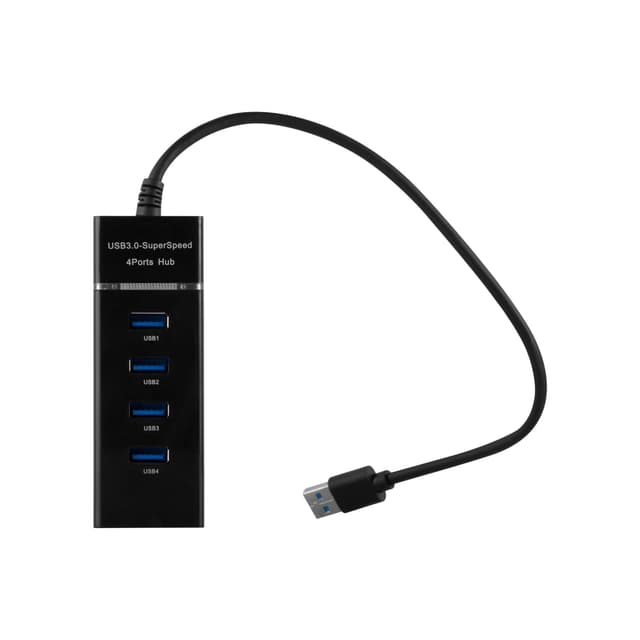 4-Port USB 3.0 Multi-interface USB Hub Plug & Play | Elgiganten