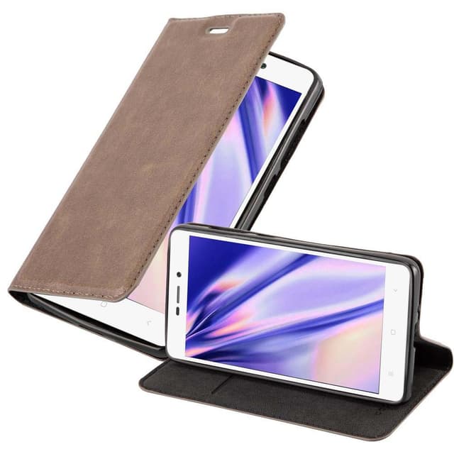 Xiaomi RedMi 3S lommebokdeksel case (brun) - Elkjøp
