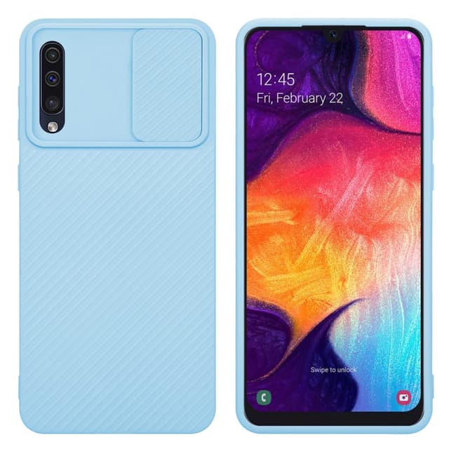 Deksel Samsung Galaxy A50 4G / A50s / A30s cover (blå) - Elkjøp
