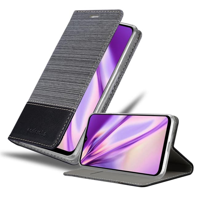 Samsung Galaxy A12 / M12 Pungetui Cover Case (Grå) | Elgiganten
