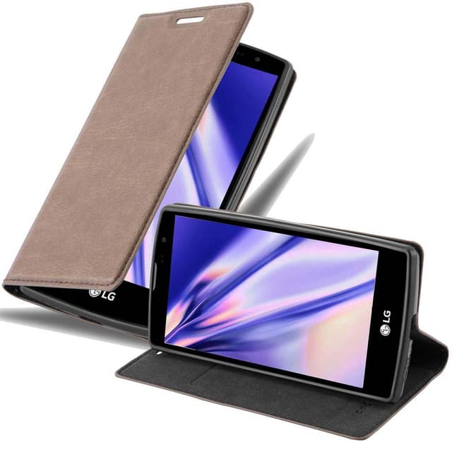 LG G4C / G4 MINI / MAGNA lommebokdeksel case (brun) - Elkjøp
