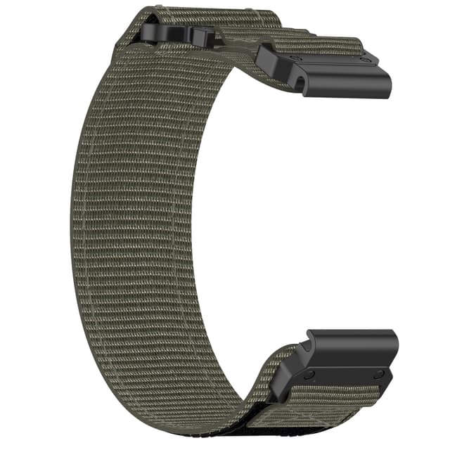 Garmin 22 mm Quick Release Nylon Magic Buckle Watch Band Grå - Elkjøp ...
