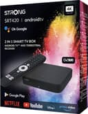 Strong Hybrid DVB-T2 & Android TV Box 4K UHD-strömningsenhet (svart ...