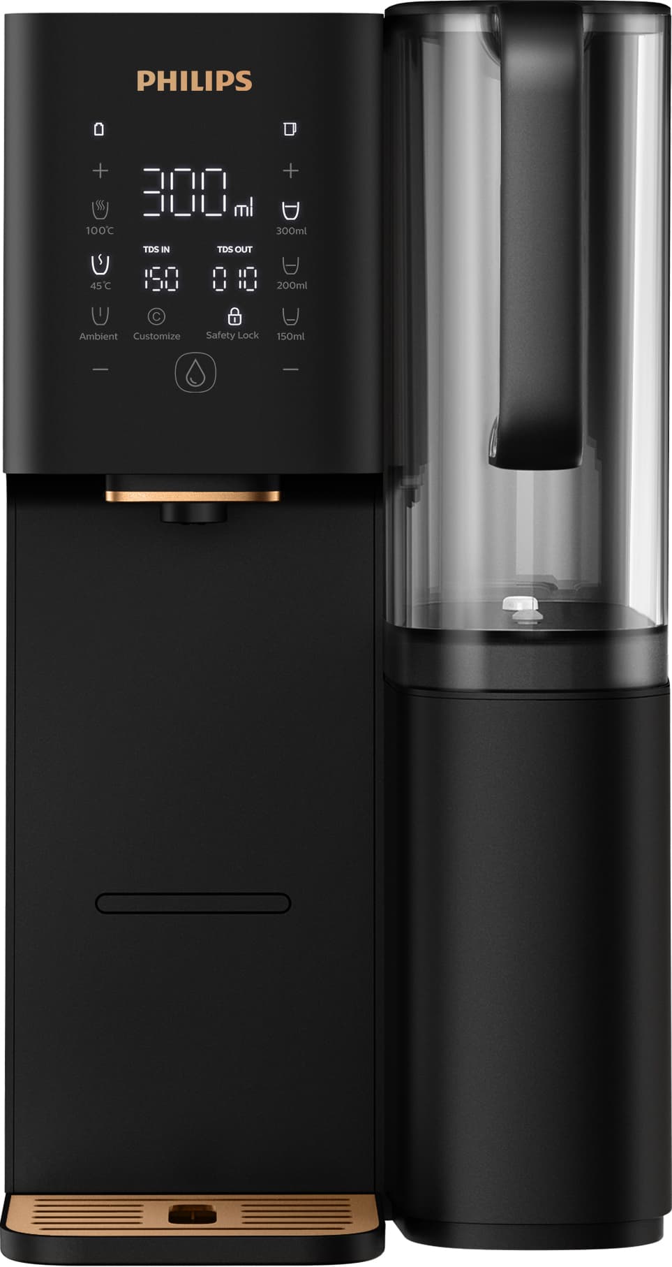 Philips Aquaporin mineralvannstasjon ADD6920BK/10 (sort) - Elkjøp | Elkjøp