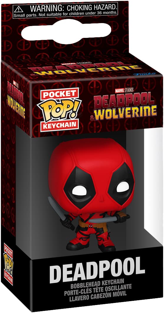 Funko Deadpool Wolverine nøglering (Deadpool med sværd) | Elgiganten ...