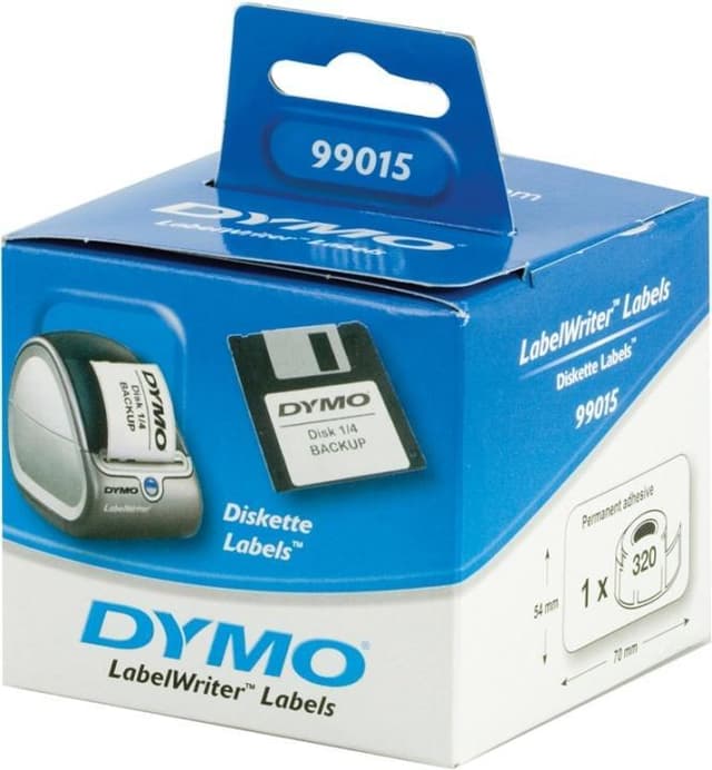 DYMO LabelWriter disketiketter 70x54mm / 320stk (S0722440) - Elkjøp