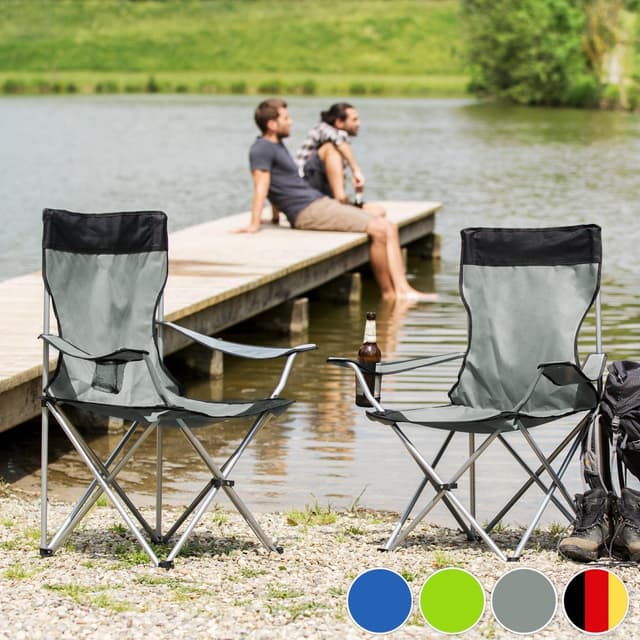 2 Campingstole enkelt - grøn | Elgiganten | Elgiganten