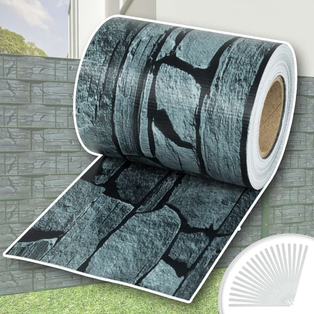 Pvc strimler balkongbeskyttelse - 70 m,skifer - Elkjøp | Elkjøp