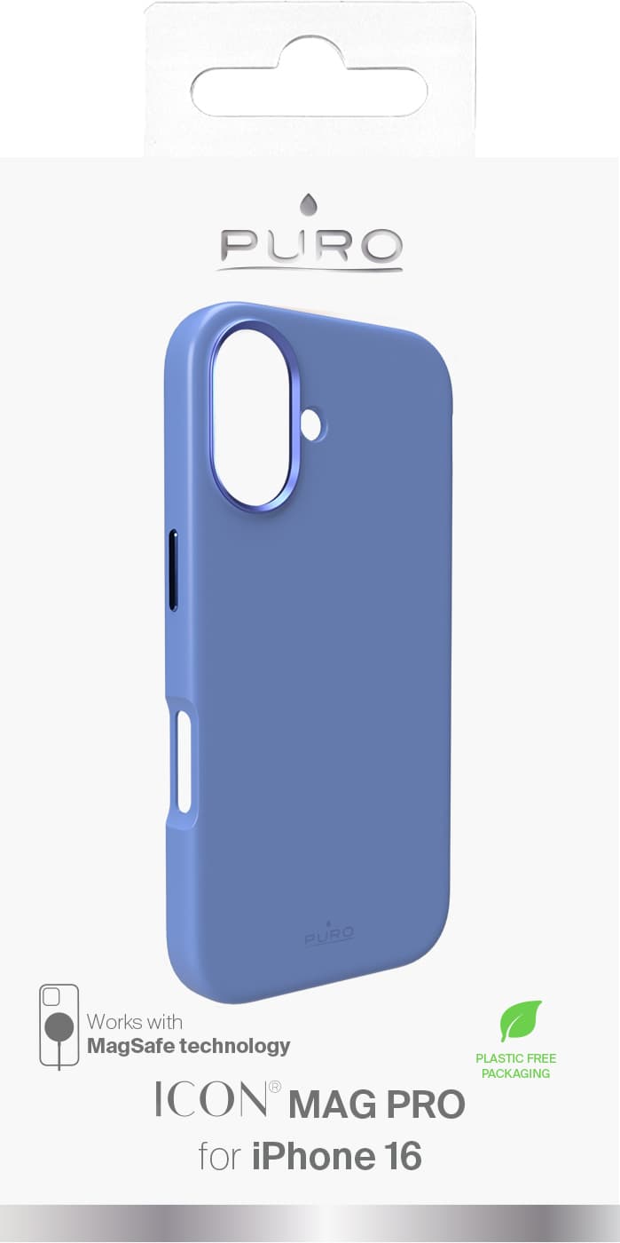 Puro Icon Mag Pro iPhone 16 deksel (sort) - Elkjøp