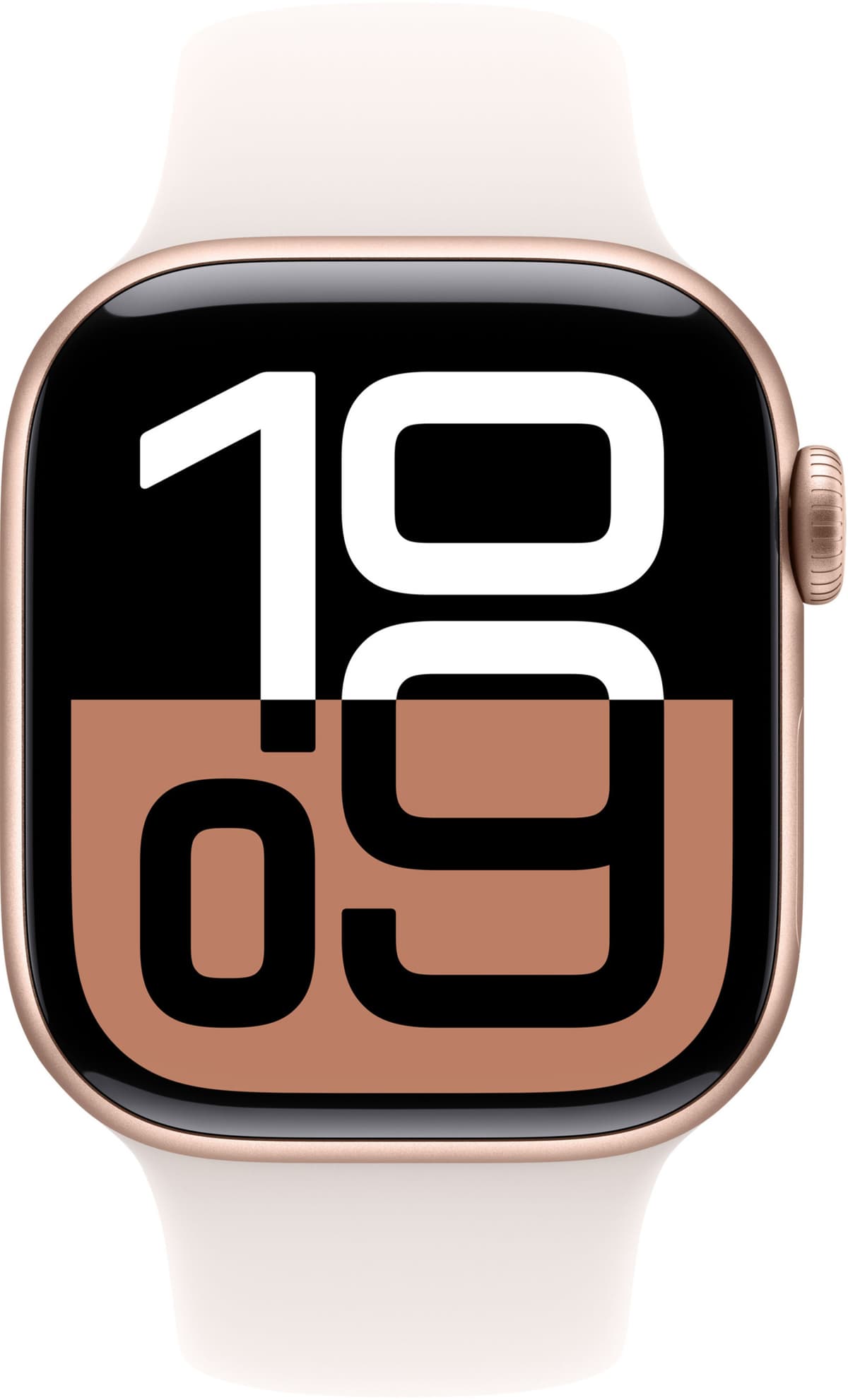 Apple Watch S10 46mm GPS (Rosegull/Svak Rosa Sport Band) S/M - Elkjøp