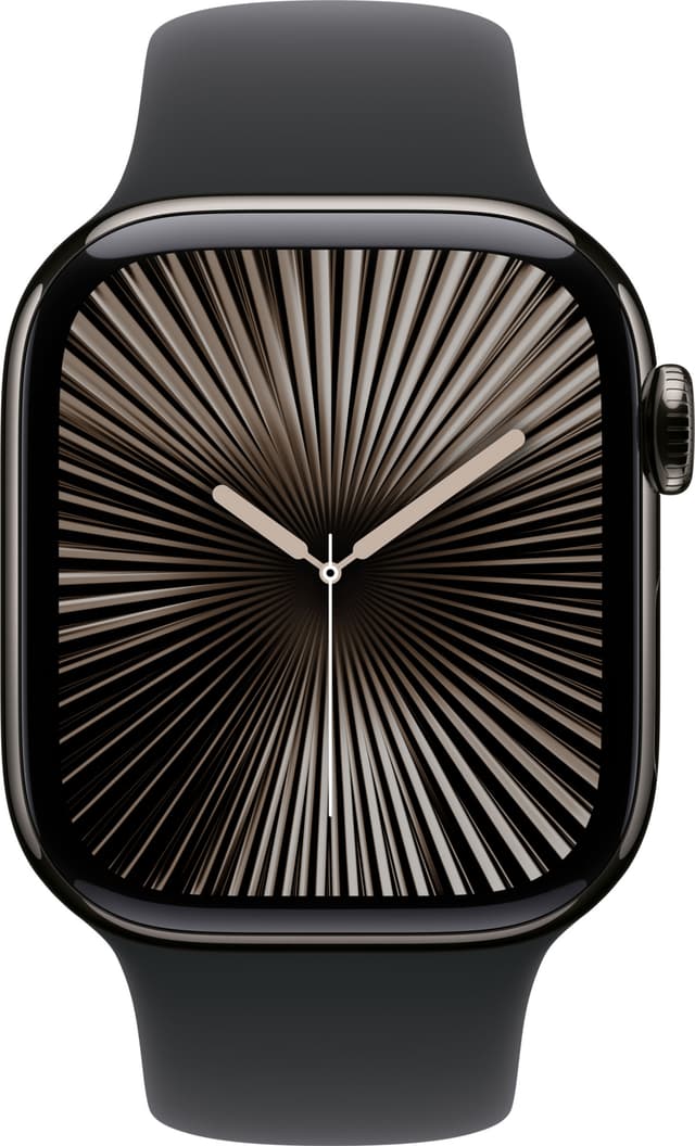 Apple Watch S10 46mm GPS+Cel (Slate Titanium/Black sportsrem) S/M ...