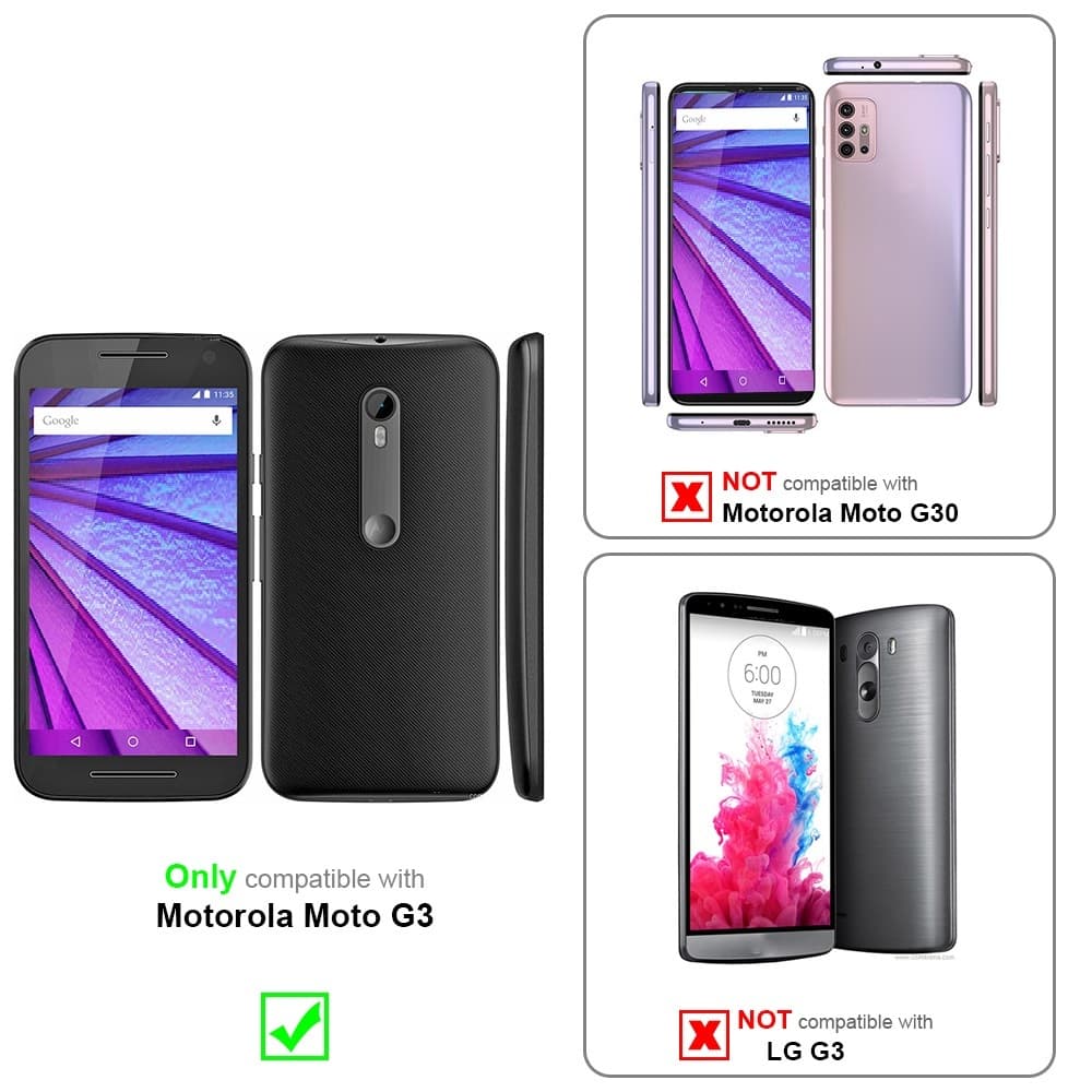 Motorola MOTO G3 Deksel Case Cover (svart) - Elkjøp