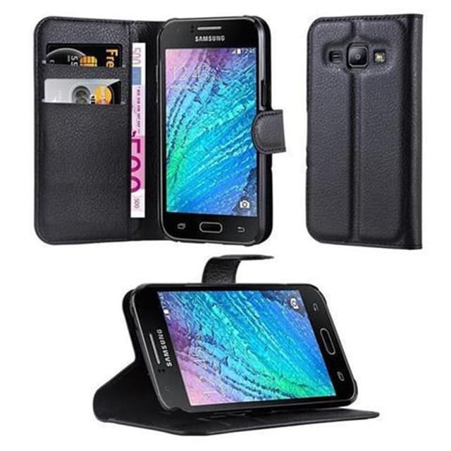 Samsung Galaxy J1 2015 Deksel Etui Case (svart) - Elkjøp