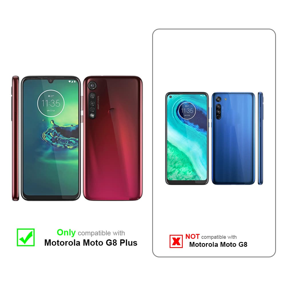 Motorola MOTO G8 PLUS Deksel Etui Case (rød) - Elkjøp
