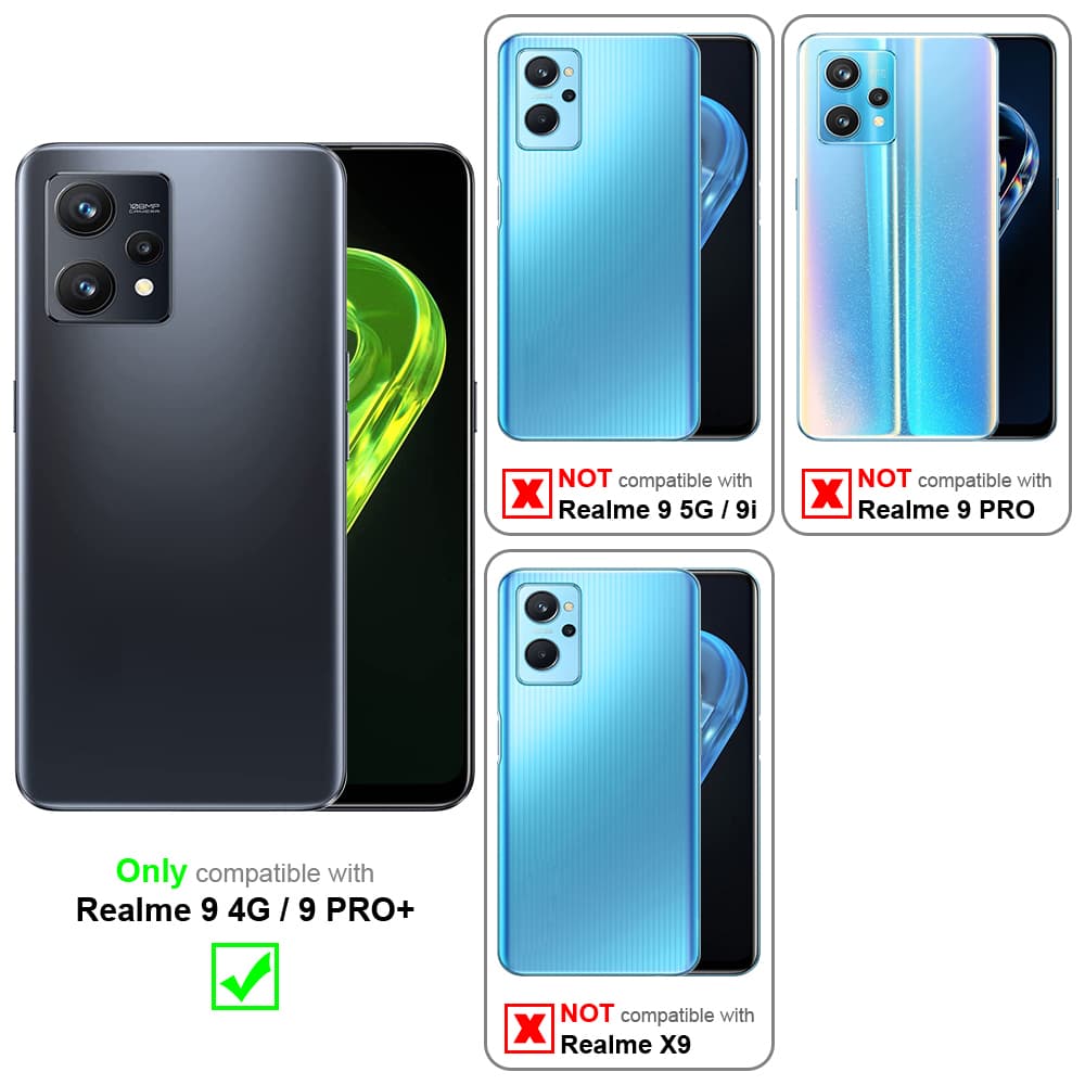 Realme 9 4G / 9 PRO+ lommebokdeksel etui (rosa) - Elkjøp