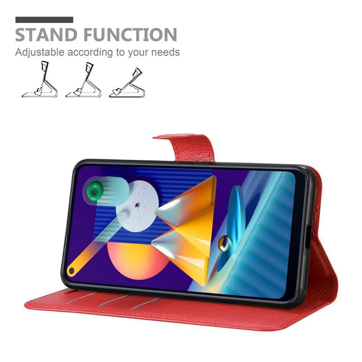 Samsung Galaxy A11 / M11 Deksel Etui Case (rød) - Elkjøp
