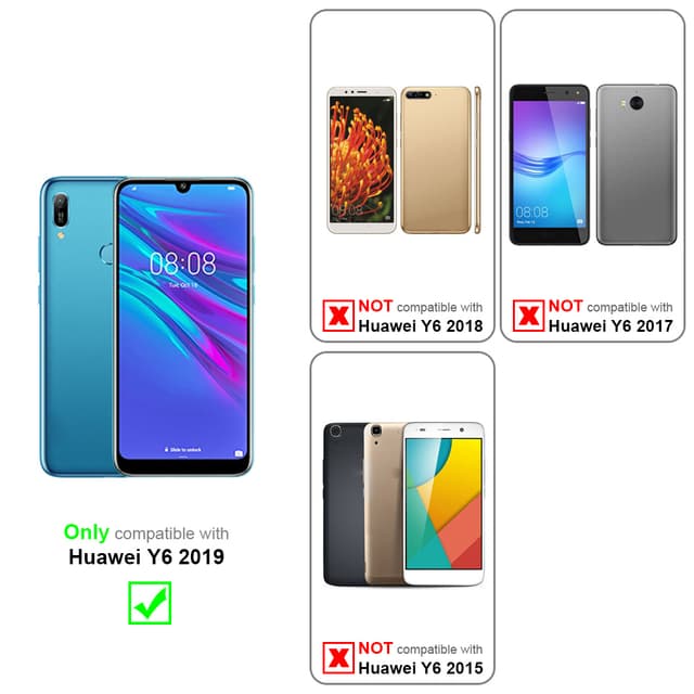 Huawei Y6 2019 Fodral Skal Case (Blå) - Elgiganten