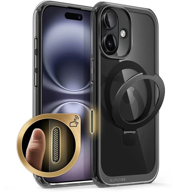 SUPCASE UB Mag Stand skal iPhone 16 - Svart - Elgiganten