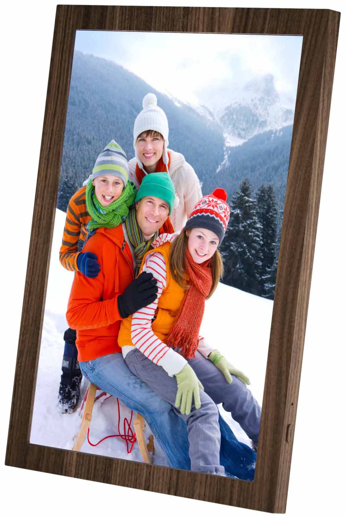 Sandstrøm Frameo FHD WiFi 10,1" digital fotoram (brun) - Elgiganten ...