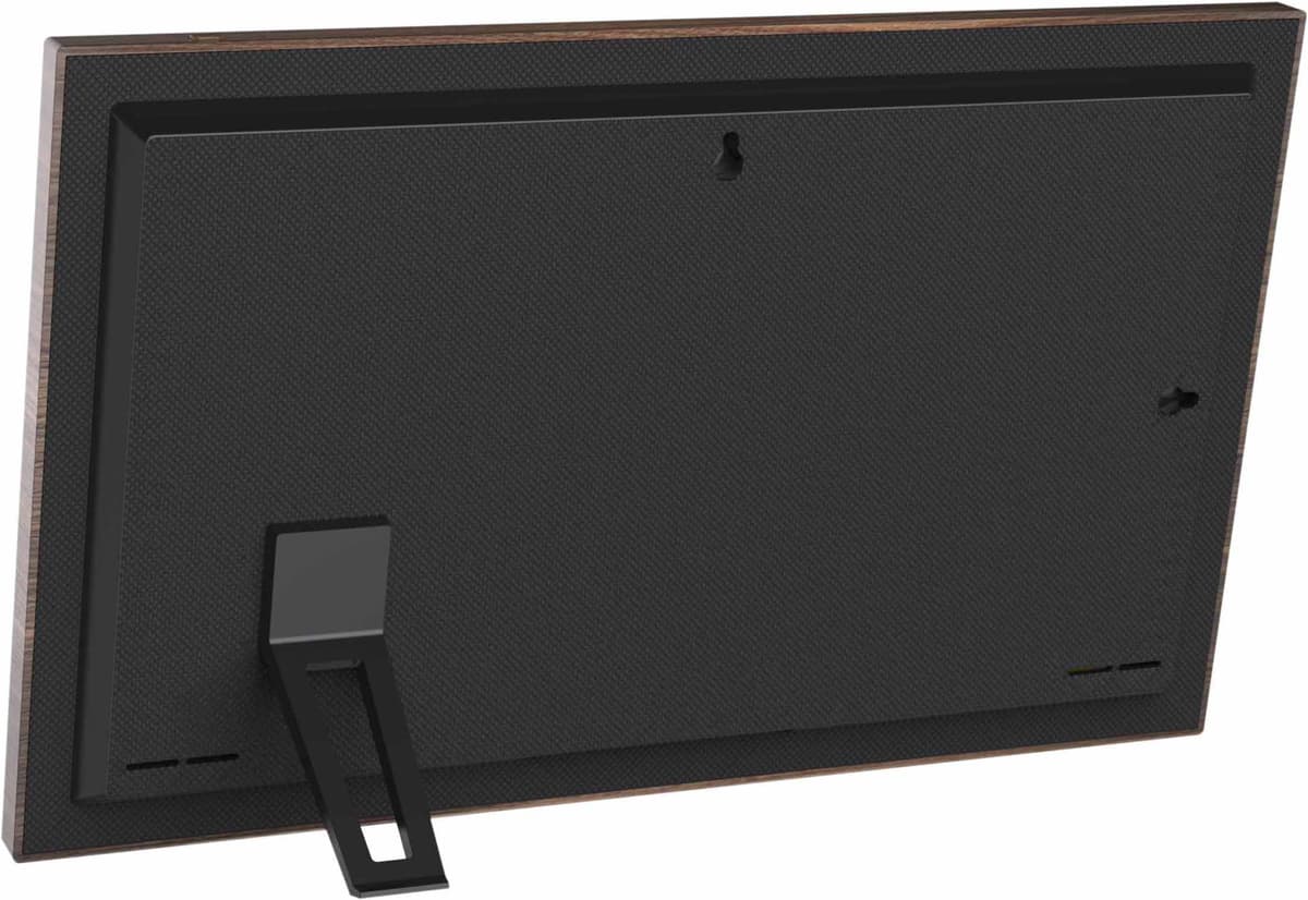 Sandstrøm Frameo FHD WiFi 15,6" digital fotoram (brun) - Elgiganten ...