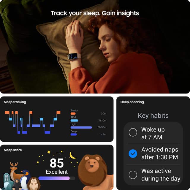 Samsung Galaxy Fit3 aktivitetsarmband (silver) - Elgiganten
