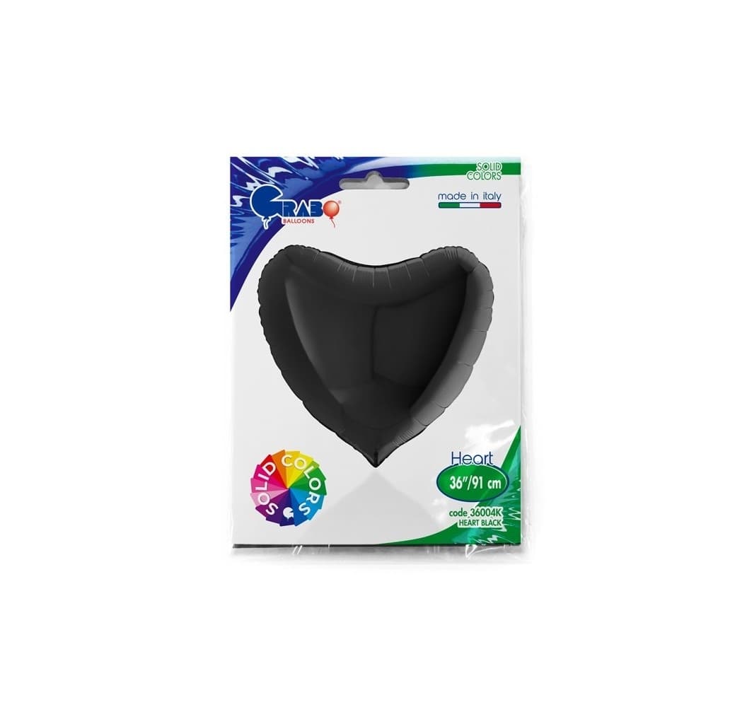 Hjerte Svart ballong - Elkjøp | Elkjøp