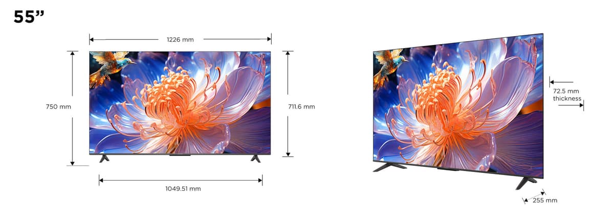 iFFALCON 55" U64 4K TV (2024) - Elkjøp