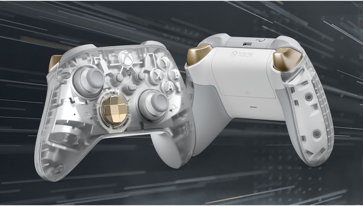 Xbox Ghost Cipher-kontroller (transparent) - Elgiganten