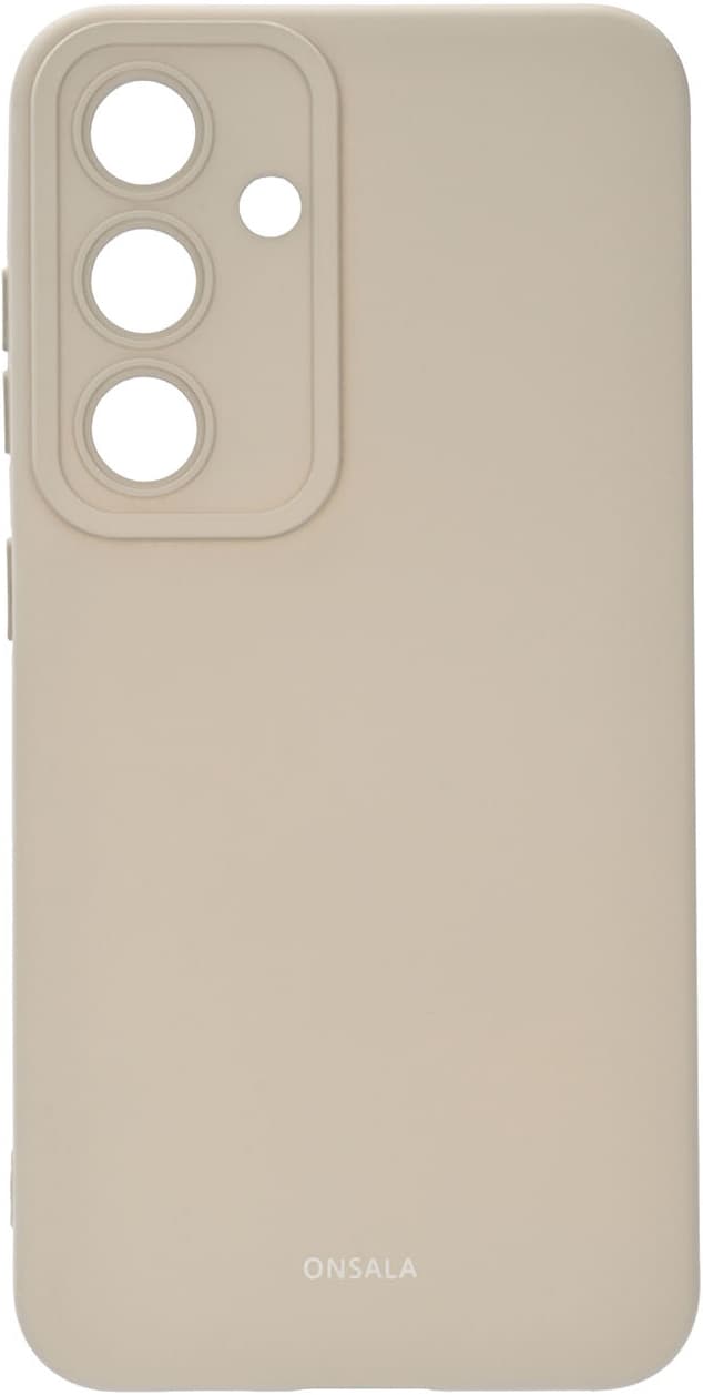 Onsala Samsung Galaxy S25 Silicone deksel (betong) - Elkjøp | Elkjøp