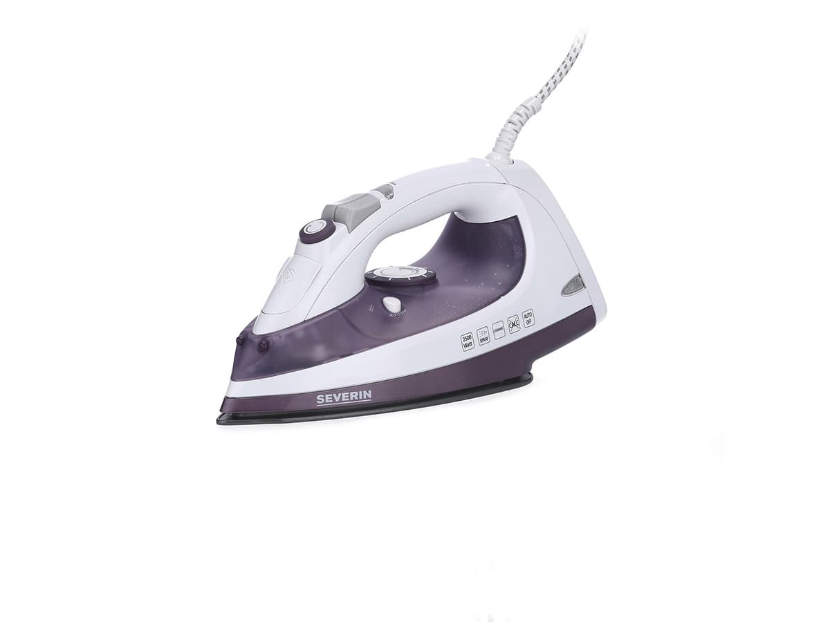 Severin Steam iron 2500 watt White/Purple - Elkjøp | Elkjøp