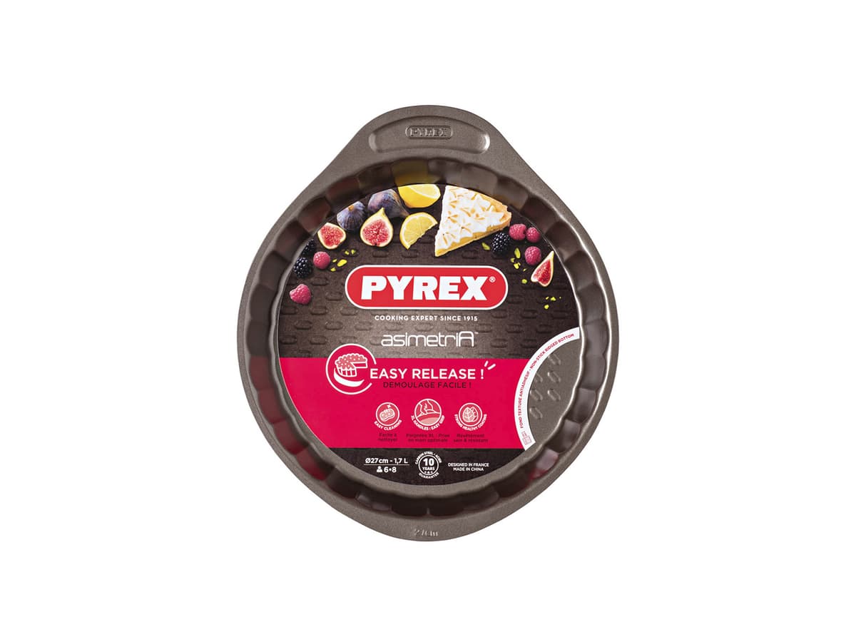 Pyrex Asimetria Flan tin Dia 27 cm 1.7 liter - Elkjøp