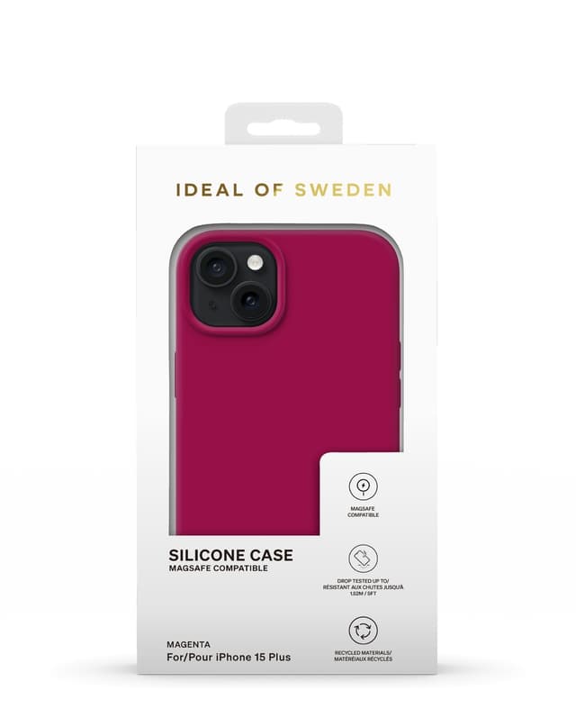 Silicone Case MagSafe iPhone 15 Plus Magenta - Elkjøp | Elkjøp