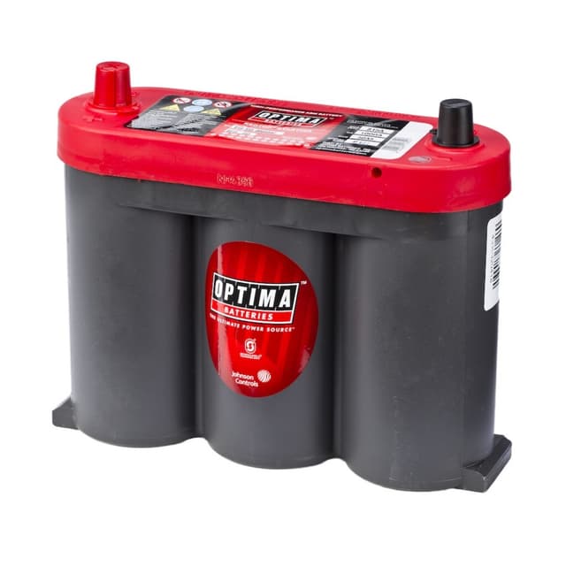 OPTIMA AGM Red Top 6V 50AH 815CCA (254x83x200mm) +Midtstilt 8010-355 ...