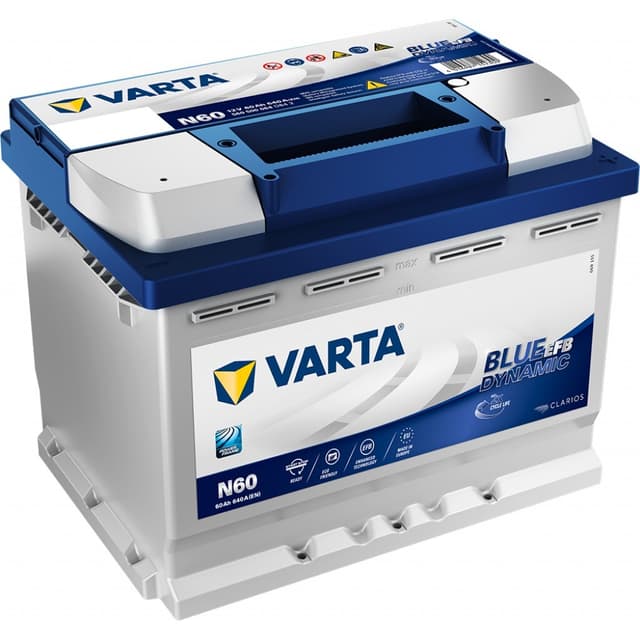 VARTA Blue Dynamic EFB Batteri 12V 60AH 640CCA (242x175x190/190mm ...