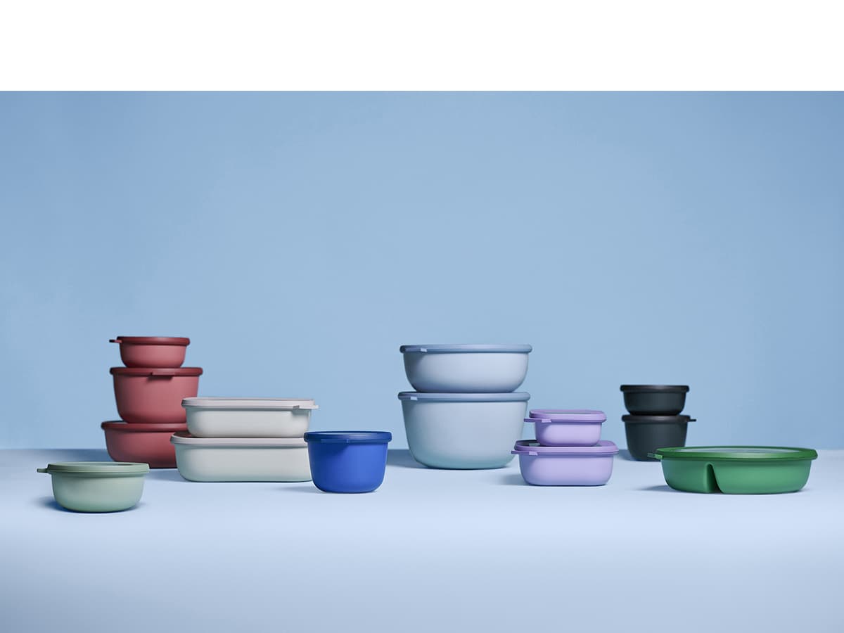 Mepal Cirqula Bowl w. lid Dia. 15 x 10 cm 1000 ml Black - Elkjøp | Elkjøp