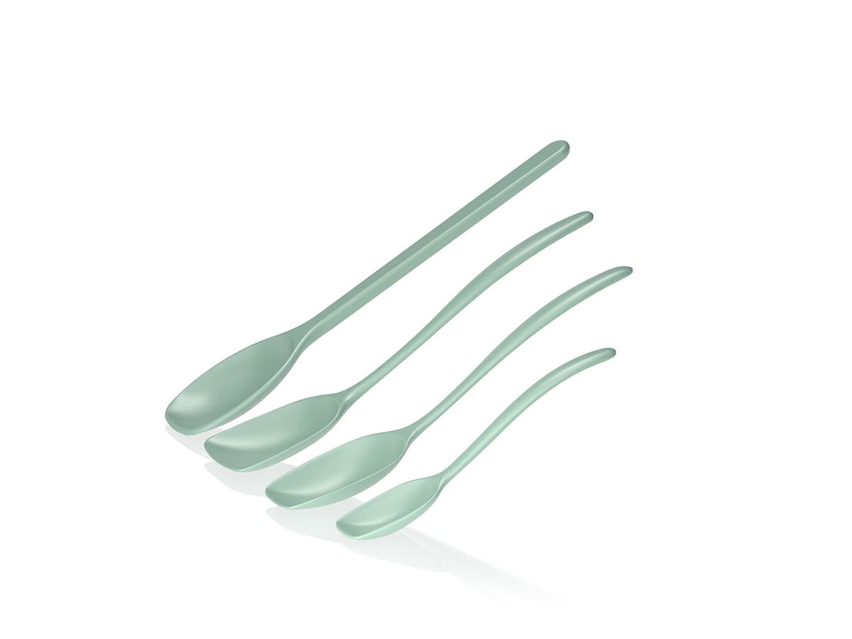 Rosti NEW Classic Pot spoon set 4 parts Nordic green - Elkjøp