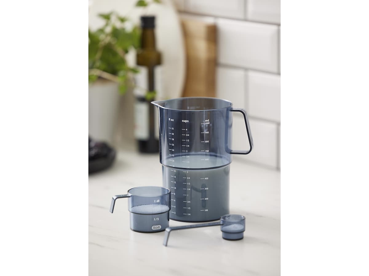 Rosti Mensura Deciliter measuring cup 100 ml Dusty Blue - Elkjøp | Elkjøp