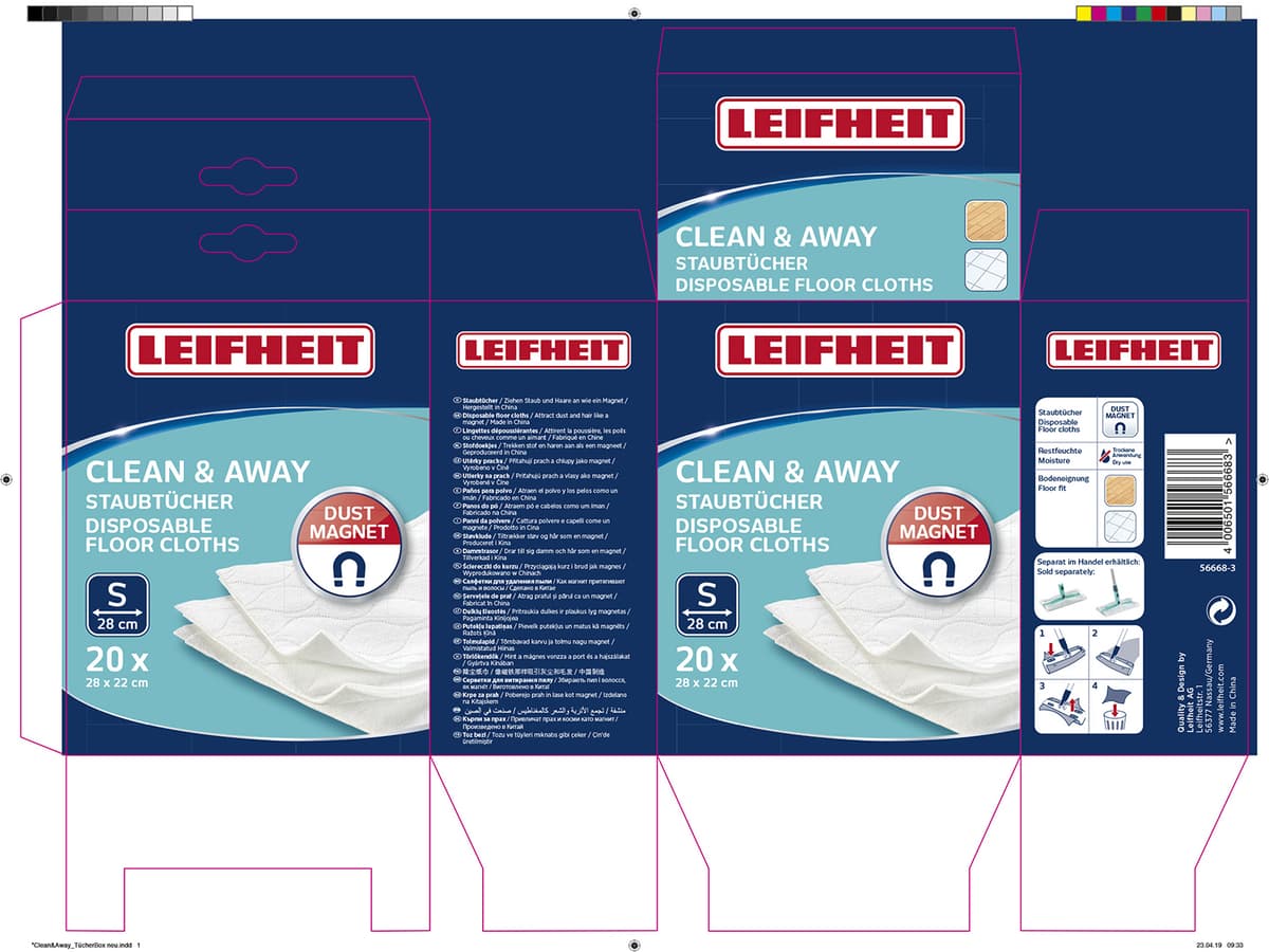 Clean & Away 20 pcs - Elkjøp