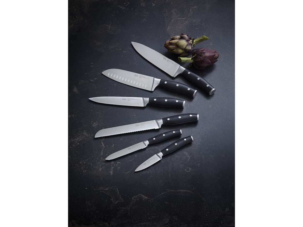 Rösle Tradition Tomato knife 13 cm Steel/Black - Elkjøp