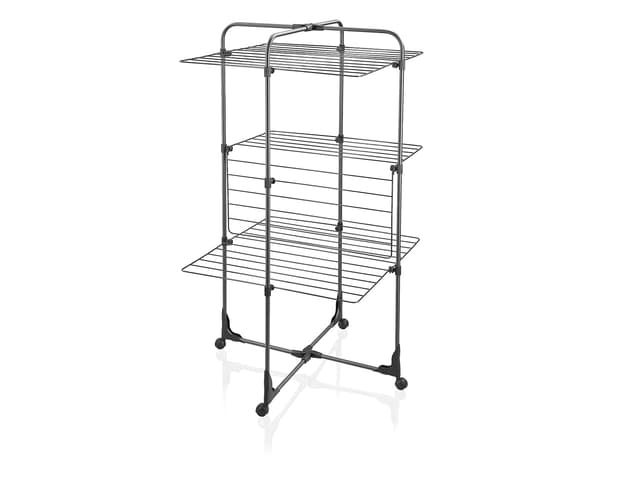 Leifheit Tower 270 Drying rack x 68 x 68 x 126 cm Black - Elgiganten ...