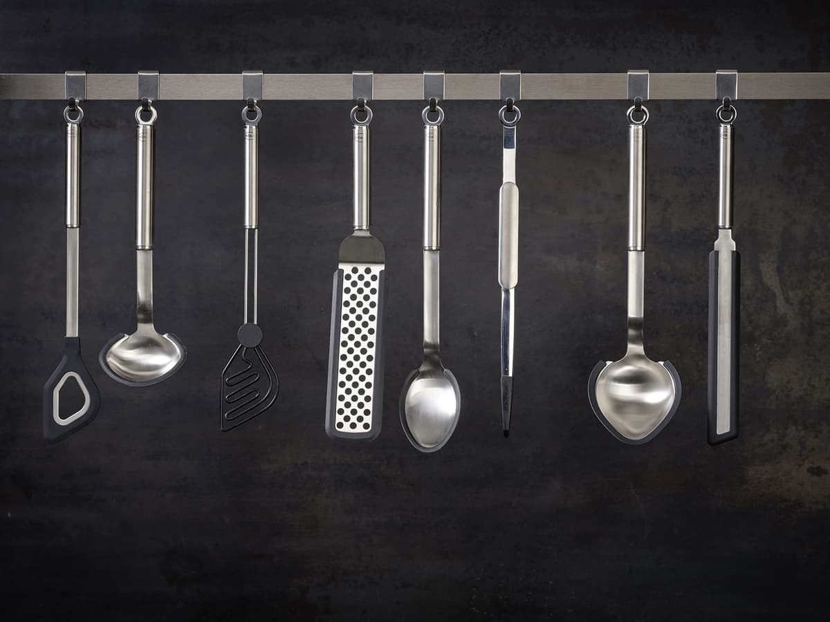 Rösle Basting spoon/batter spoon 34 cm Steel/Black - Elkjøp | Elkjøp