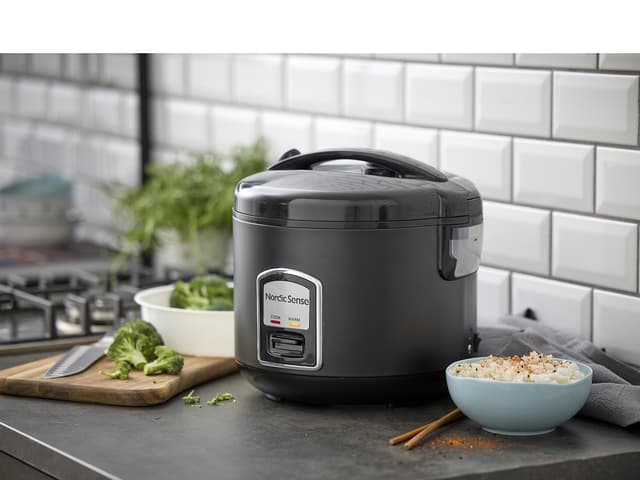 Nordic Sense Rice cooker 1.8 liter Black - Elgiganten
