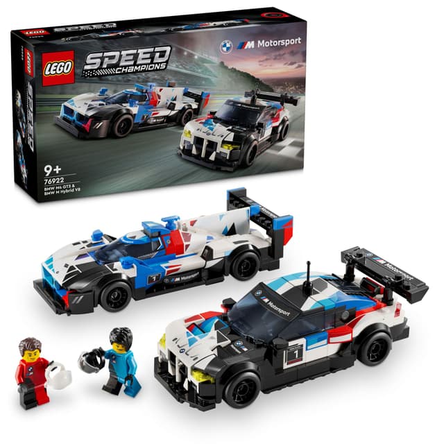 LEGO Speed Champions BMW M4 GT3 och BMW M Hybrid V8 racerbilar 76922 ...