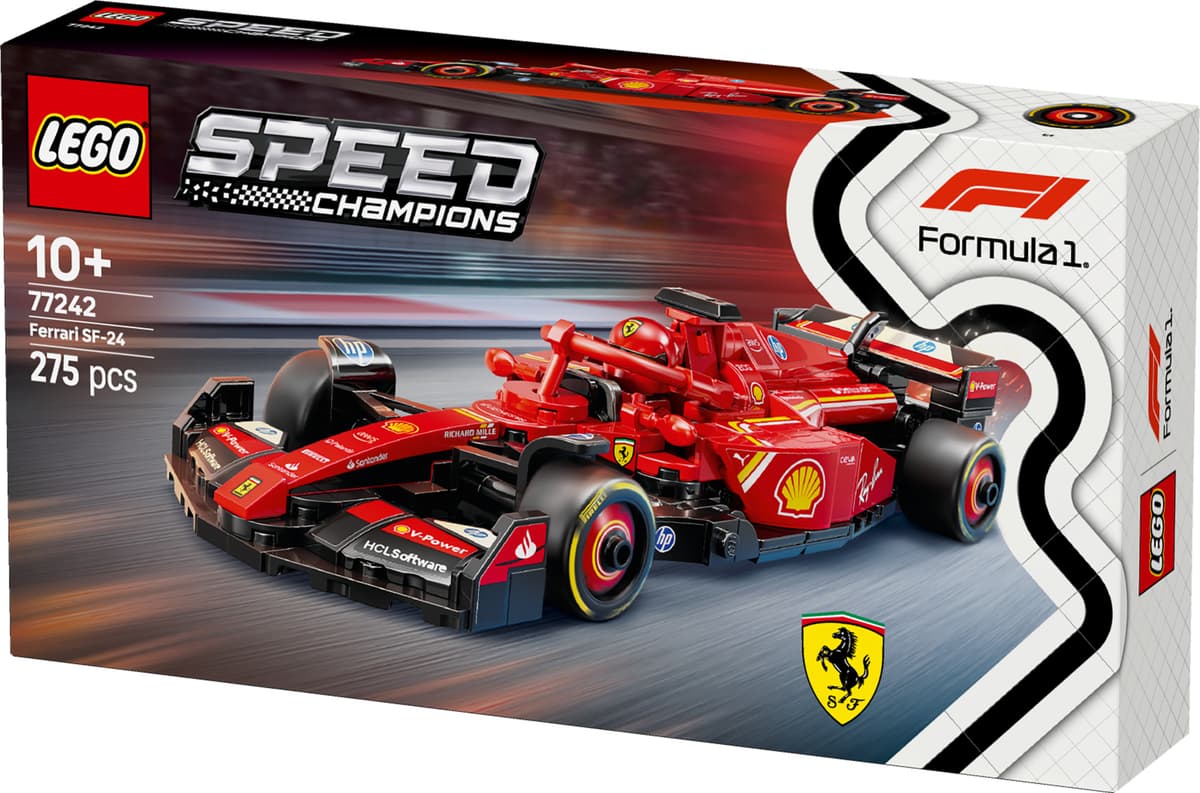 LEGO Speed Champions Ferrari SF-24 F1 racerbil 77242 - Elgiganten
