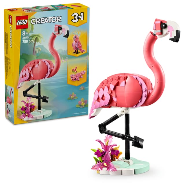 LEGO Creator Ville dyr: Rosa flamingo 31170 - Elkjøp | Elkjøp