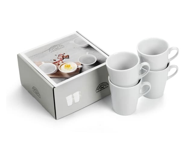 Pillivuyt Michelle Mug 29 cl 4 pcs White - Elkjøp
