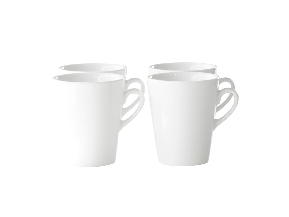 Pillivuyt Michelle Mug 29 cl 4 pcs White - Elkjøp