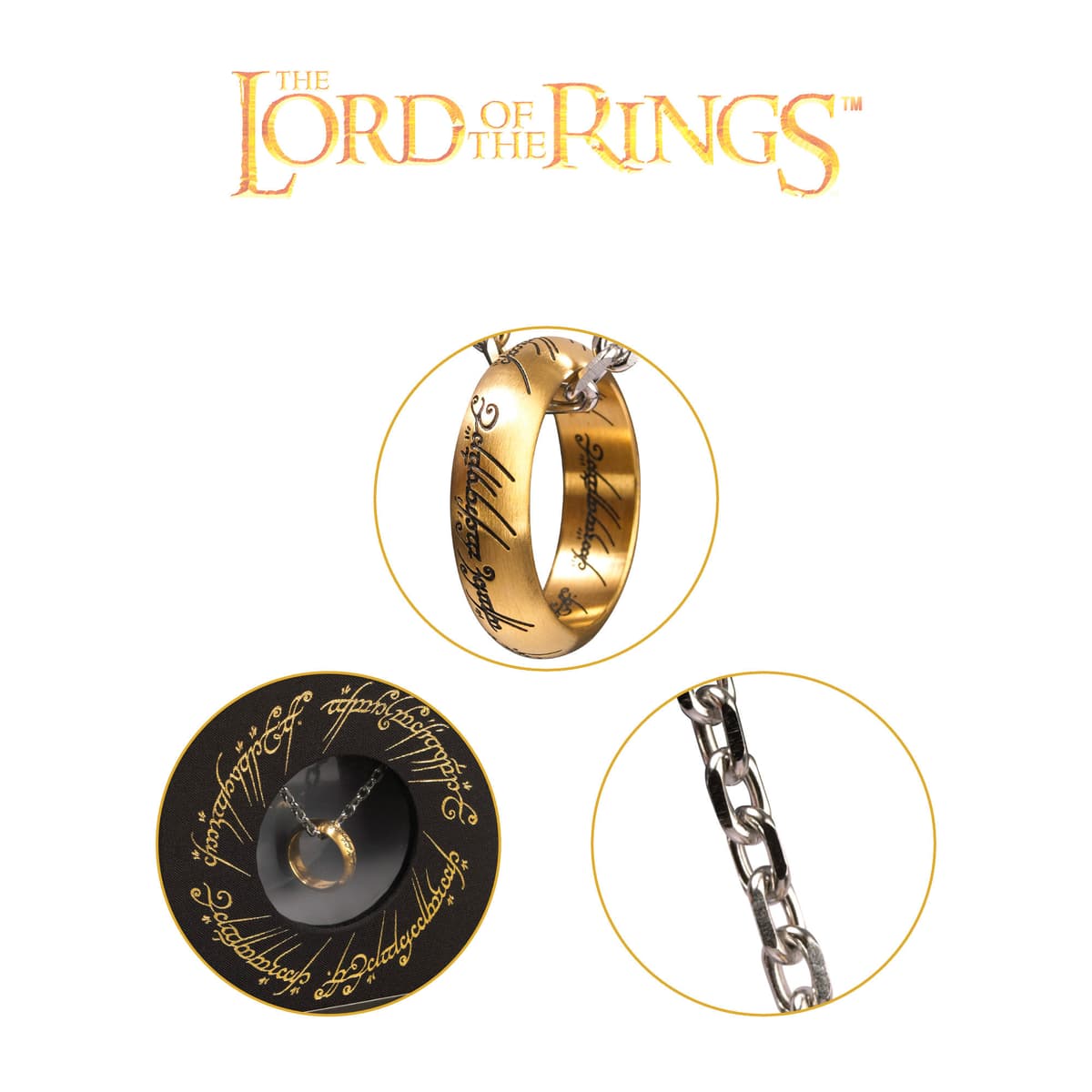 Noble Collection Lord Of The Rings halskjede (The One Ring) - Elkjøp ...