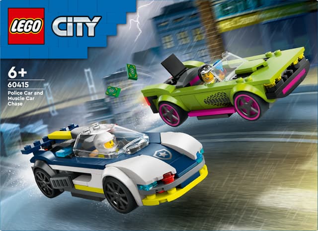 LEGO City Jakt med polisbil och muskelbil 60415 - Elgiganten
